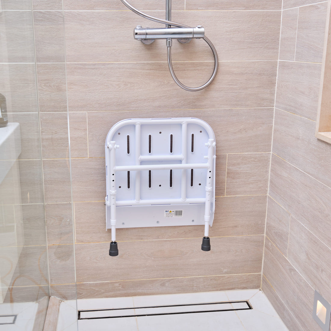 NRS Folding Shower Seat with Legs - Complete Care Shop