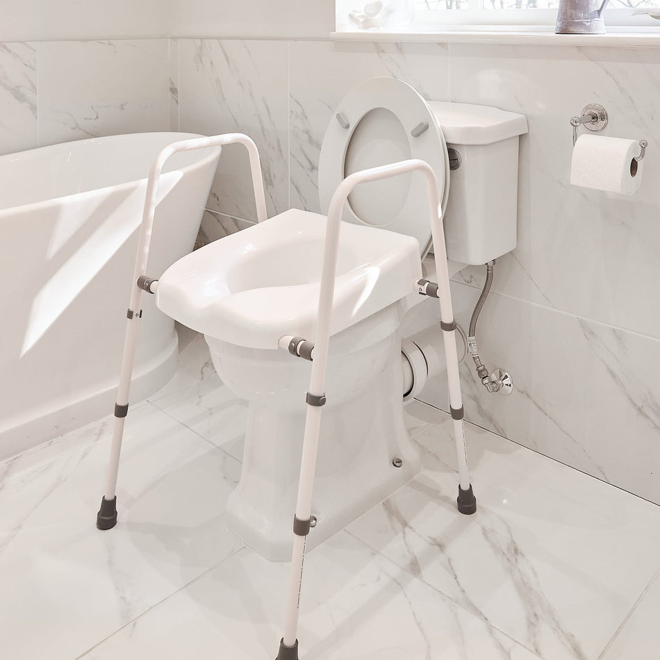 NRS Mowbray Lite Adjustable Toilet Frame with Seat - Complete Care Shop