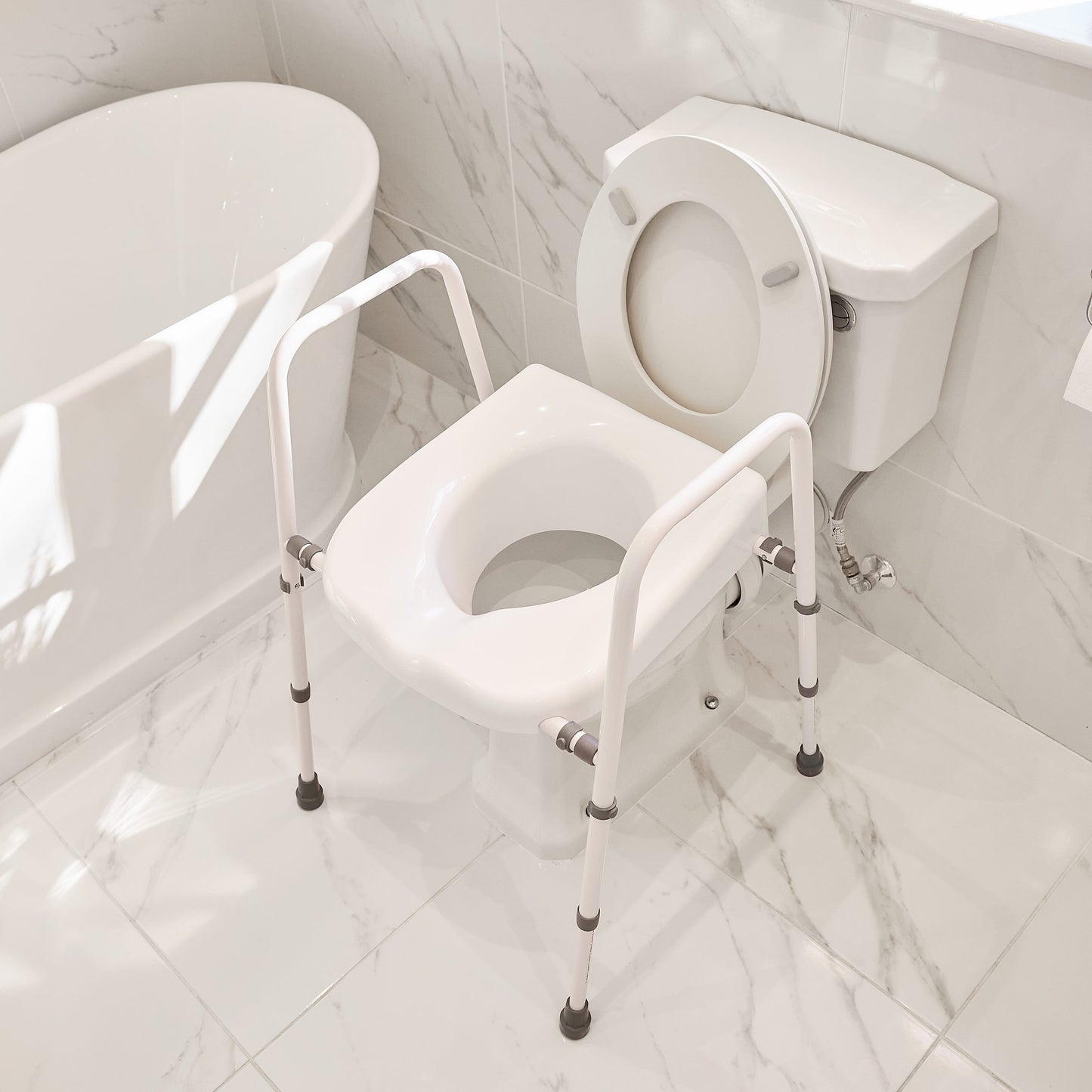 NRS Mowbray Lite Adjustable Toilet Frame with Seat - Complete Care Shop