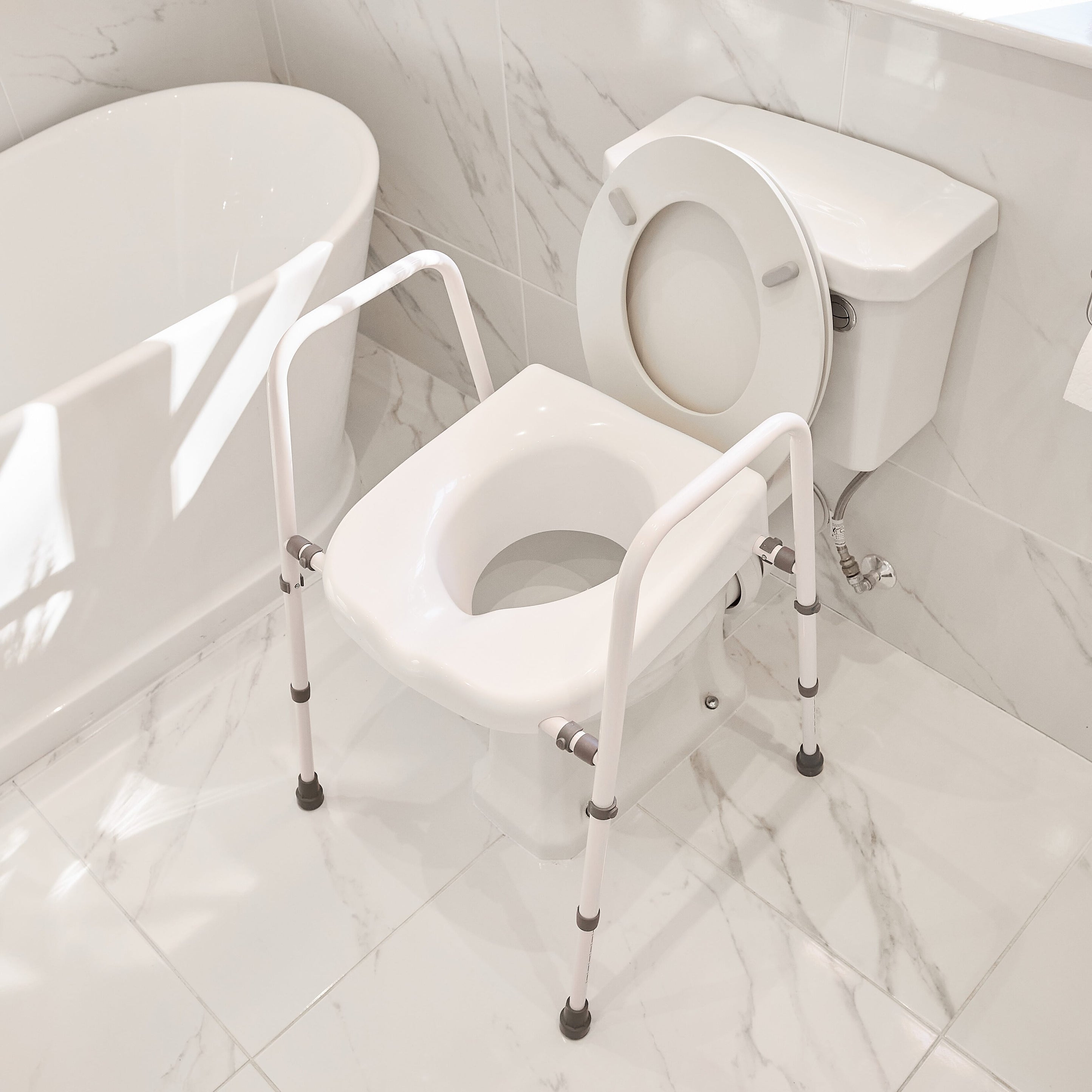 NRS Mowbray Lite Adjustable Toilet Frame with Seat - Complete Care Shop