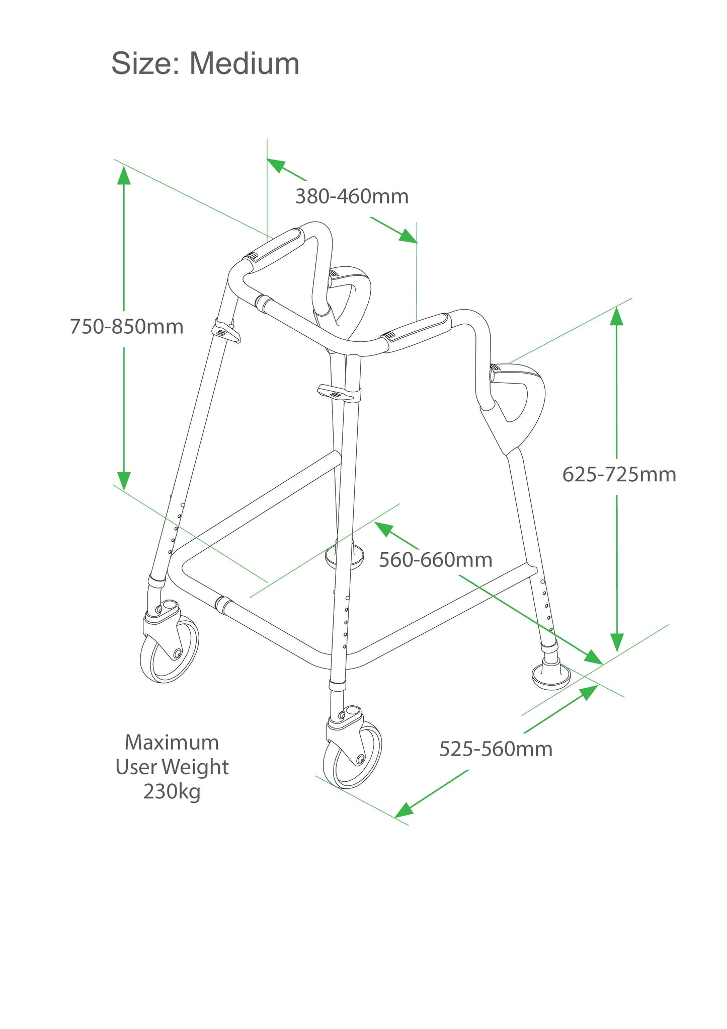 NRS Walk Safe® Walking Frame - Complete Care Shop
