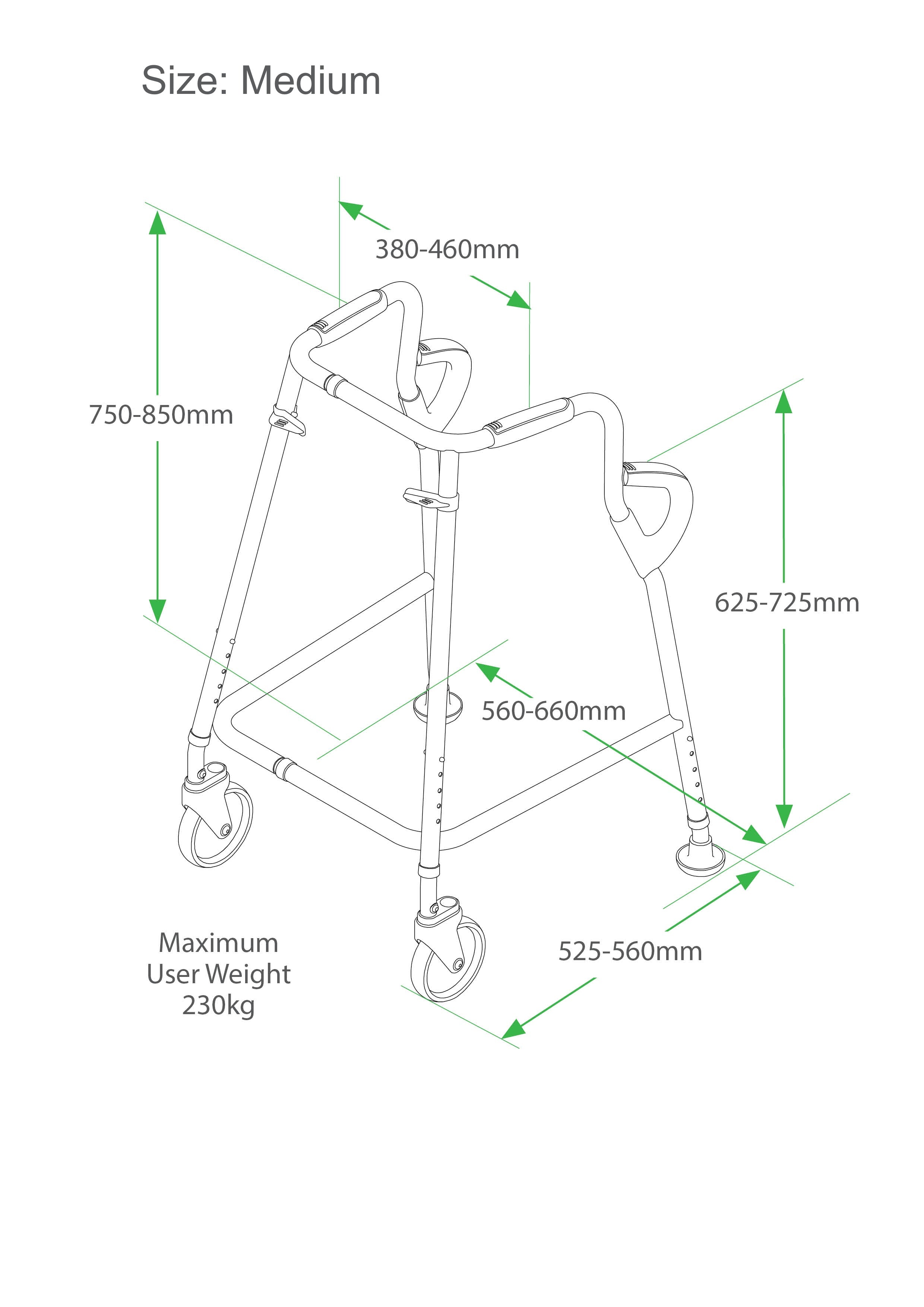NRS Walk Safe® Walking Frame - Complete Care Shop